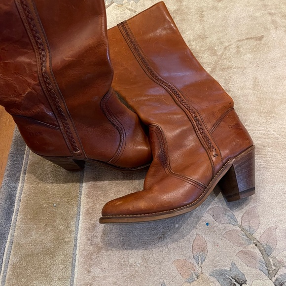 Dexter | Shoes | Vintage Brown Leather Dexter Boots | Poshmark
